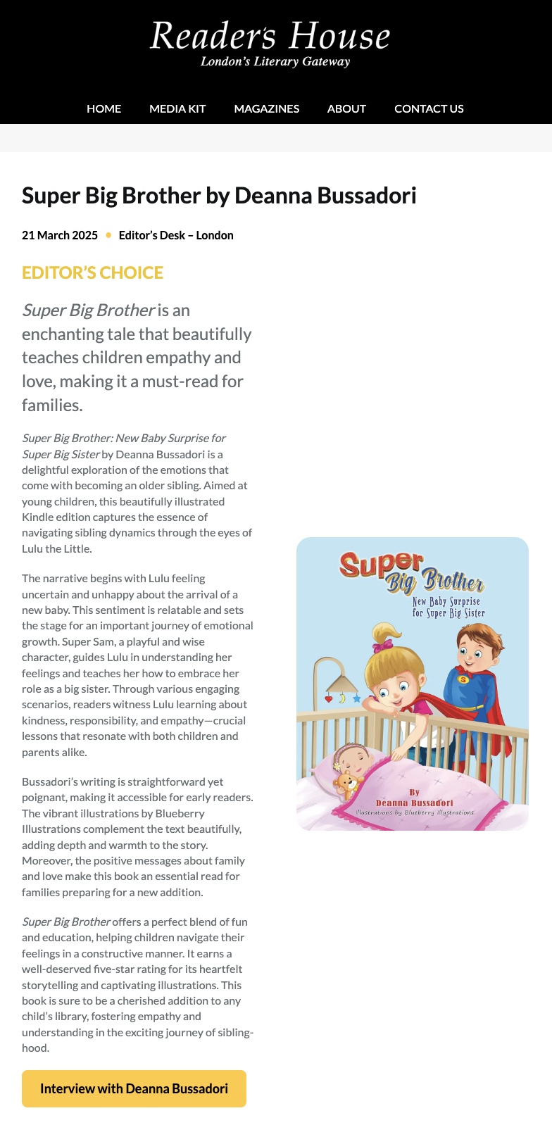 News – Deanna Bussadori